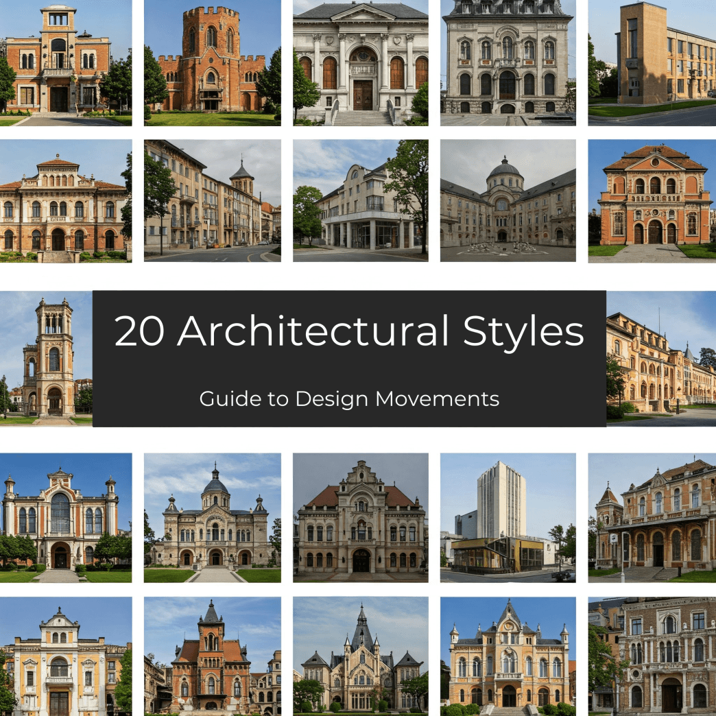 20 Architectural Styles: Guide to Design Movements - Dök Mimarlık