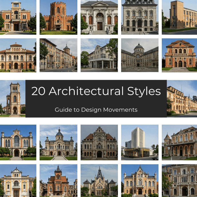 20 Architectural Styles: Guide to Design Movements - Dök Mimarlık